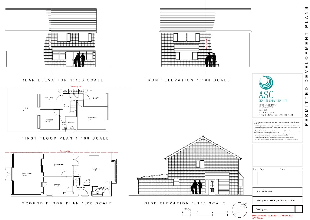 Home Extension Drawing Projects • ASC Design Services LTD Hampshire